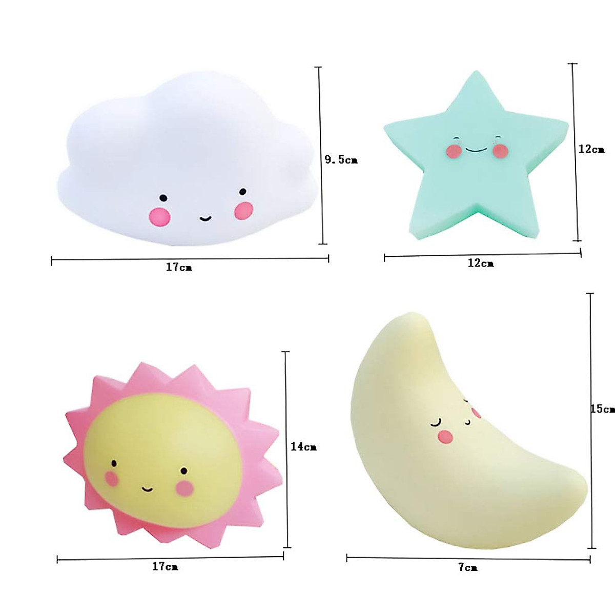 Gift Christmas Black Sales Friday Cyber Sale Monday Deals Cute Night Light for Kids Baby Led Nursery Bedroom Lamp Led Bedside Sleep Mood Nightlight Dinosaur Unicorn Bear Toy Gift for Children Toddler