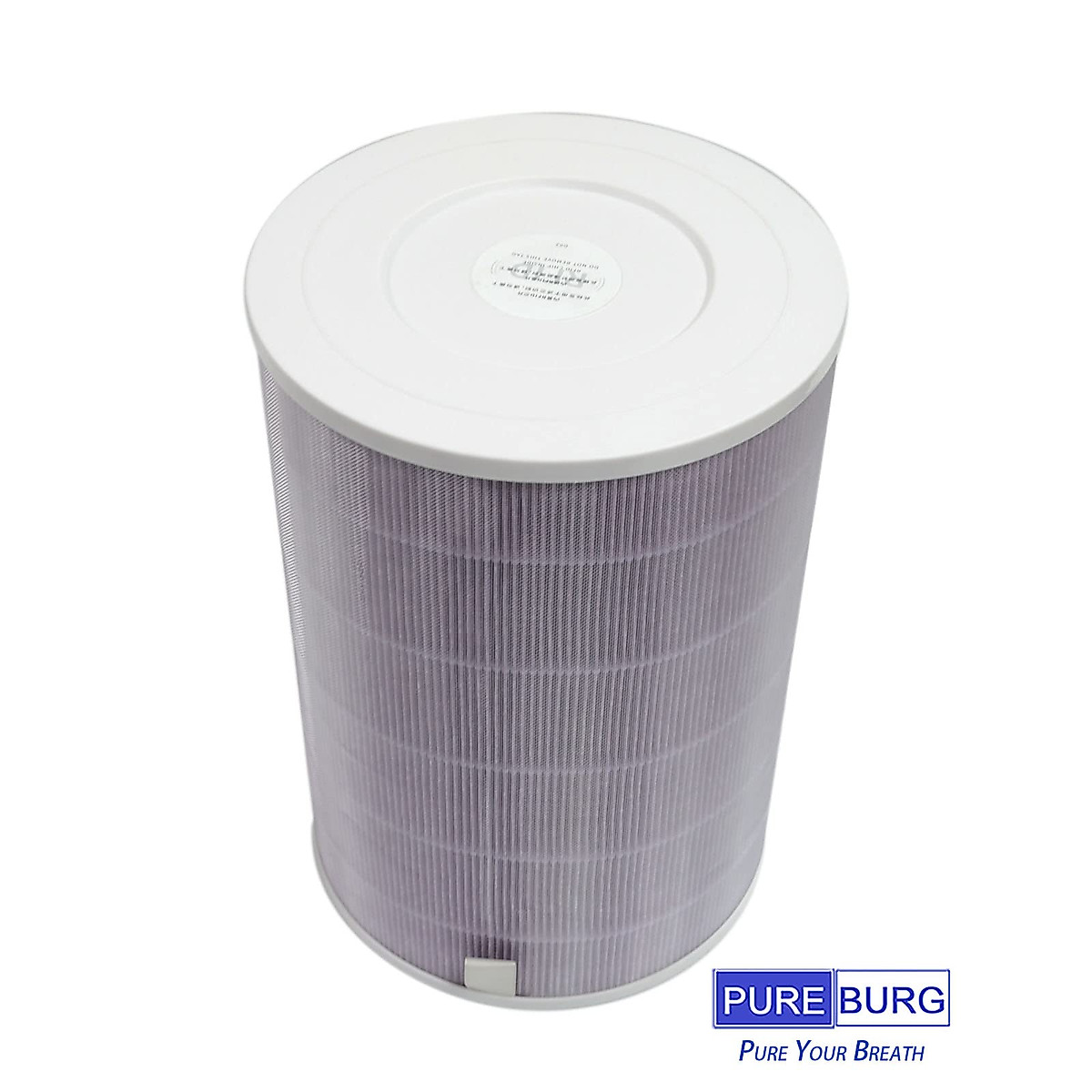PUREBURG M8R-FLH Replacement Filter Compatible with Xiaomi Mi Air Purifier 3C 3H 3, 2C 2H 2S, Pro Air Purifier, H13 HEPA 4-Stage Filtration Activated carbon Air Clean Dust VOCs