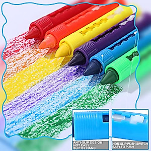 18 Pieces Bath Crayons Bathtub Crayons Washable Easy Clean Bathtime Crayons Colorful Bathtub Markers Toys Shower Crayons Bath Paint for Toddlers Kids