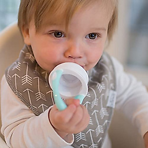 Dr. Brown's Designed to Nourish, Fresh Firsts Silicone Feeder, Mint, One Size (Pack of 2)