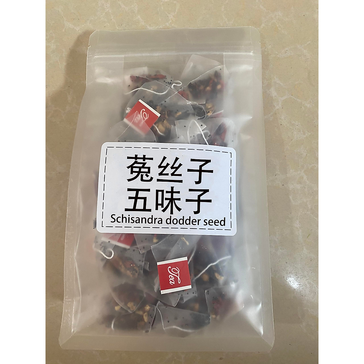 Men’s Essentials Five Flavors Goji Berry Tea, Five Flavors Wolfberry Tea，Five-Flavor Goji Berries Nourishing Tea, Chinese Herbal Tea for Men（50 sachets/box） (1Box)