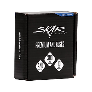 Skar Audio 300 Amp Nickel Plated Anl Fuses (10 Pack) - SK300A-ANL-10PK