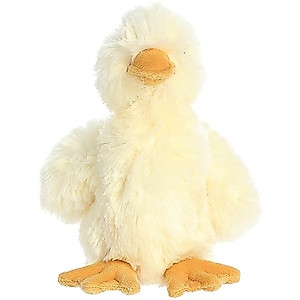 Aurora® Adorable Mini Flopsie™ Duckling Stuffed Animal - Playful Ease - Timeless Companions - Yellow 8 Inches