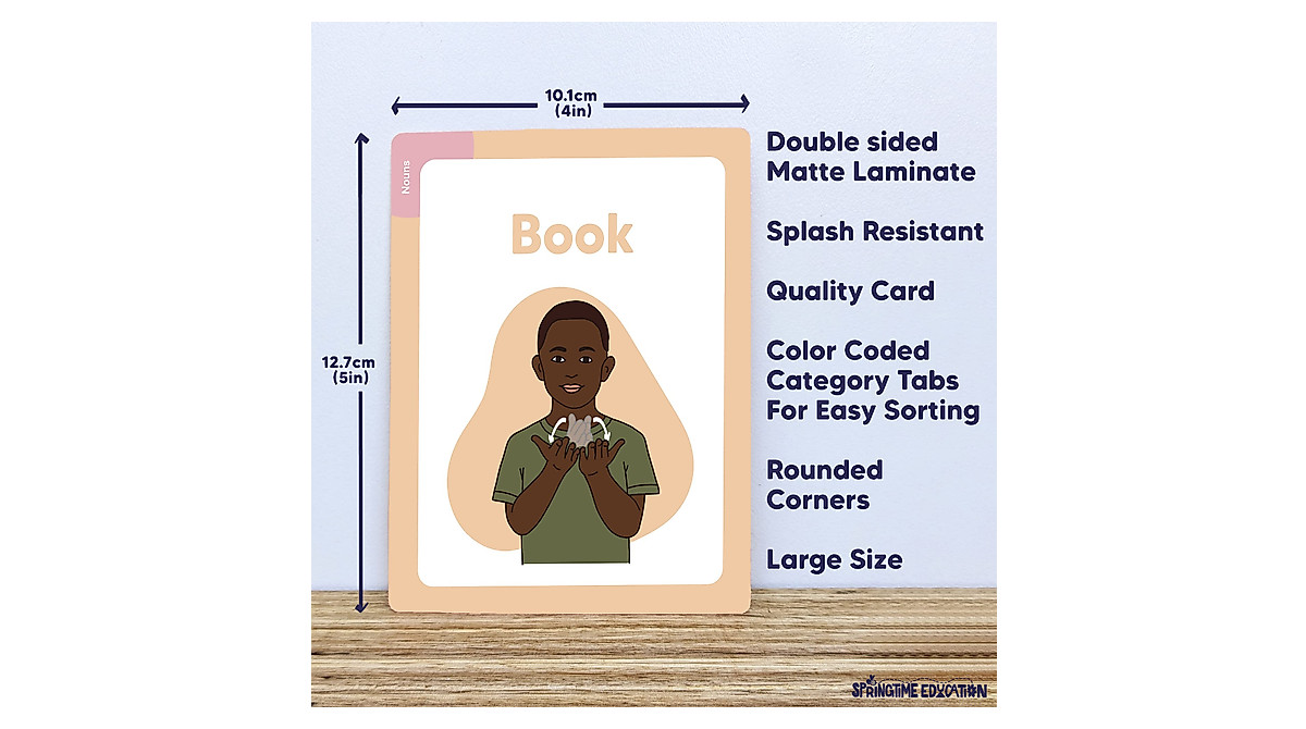 Learn Sign Language with 200 ASL Flash Cards for All Ages
