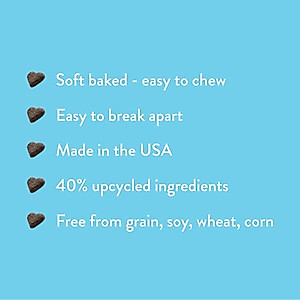 SHAMELESS PETS Soft-Baked Dog Treats, Original Variety 5-Pack - Natural & Healthy Dog Chews for Small, Medium & Large Dogs - Dog Biscuits Baked & Made in USA, Free from Grain, Corn & Soy