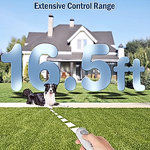 PATPET Dog Barking Control Device - Ultrasonic Dog Bark Deterrent, Handheld Dog Behavior Training Tool Up to 30 Ft Effective Control Range Suitable Dogs Safe to Use Indoor & Outdoor