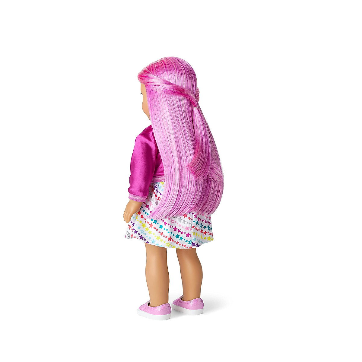 American Girl Truly Me 18-inch Doll #87 with Blue Eyes, Magenta Hair, and Lt-to-Med Skin with Warm Undertones, For Ages 6+