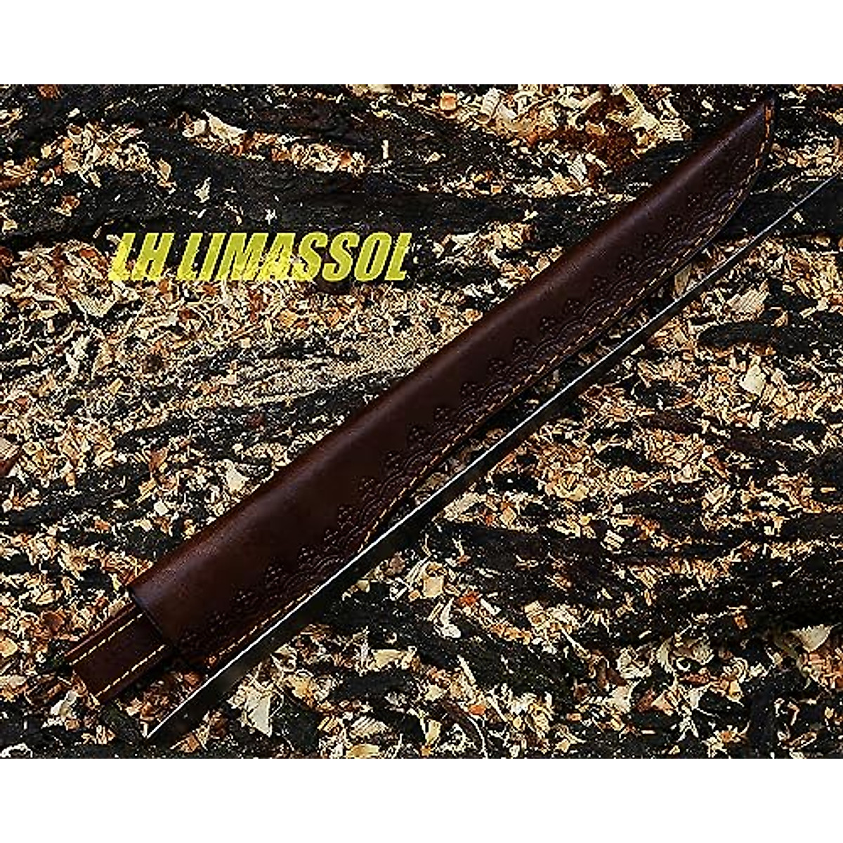 Handmade Damascus Steel Boning Knife Fillet Knife Chef Kitchen Knife with Leather Sheath Wood Handle 14" Blank blades knife making kit (BLANK BLADE)