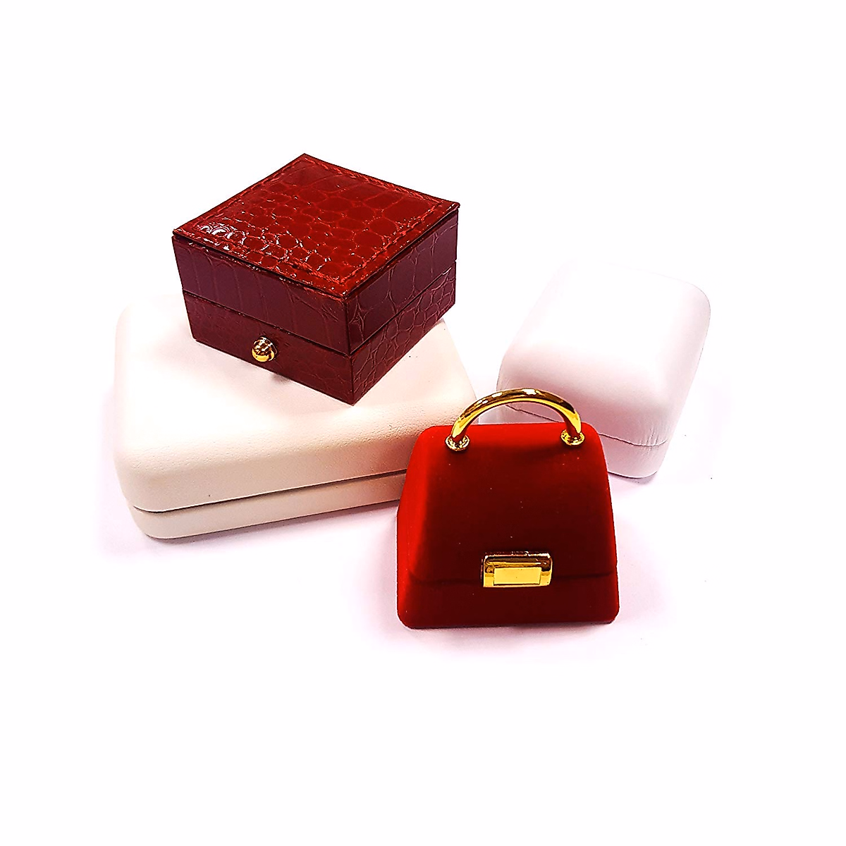 AVORA 10K Yellow Gold Plain Band Stackable Ring - Size 3