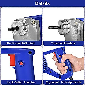 Seeutek Hand Held Concrete Vibrator 1500W Electric Vibrator 13000 Vibrations per Minute