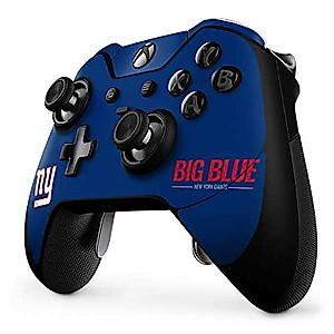Skinit Decal Gaming Skin compatible with Xbox One Elite Controller - Officially Licensed NFL New York Giants Team Motto Design