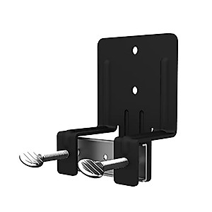 COMASACH 6 Pcs Non-Slip Mattress-Gasket for Bed-Frame, Anti-Slip Metal Bed Stoppers, Mattress-Retainer-Bar Fit for Platform Bed, Ajustable Mattress Holder in Place Gripper, Black