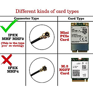 IPEX Internal Antenna 2.4GHz 5GHz Laptop WiFi Antenna for Mini PCIe 3160 7260 6235 Cards