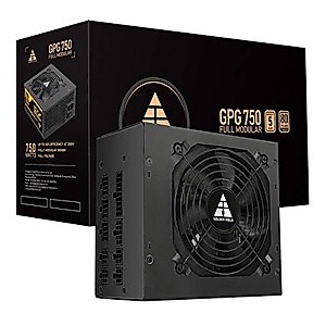 GOLDEN FIELD GPG750 Power Supply 750W Full Modular 80+ Gold Certified Computer PC ATX PSU 5 Years Warranty