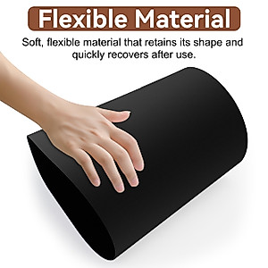 Soddeph 2.5 Gallon Trash Can,Plastic Garbage Recycling Bin,Waste Trash Bin,Round Container Bin Wastebasket forOffice,Home,Bathroom,Kitchen (Black, 1 Pack)