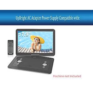 UpBright 12V AC/DC Adapter Compatible with WONNIE W-1458 W-U1458 W-US-1589B W-BR146 W1458 Portable DVD/CD Player Model KZ1202000 12VDC 2A 24W DC12V 2000mA Power Supply Cord Cable Battery Charger PSU