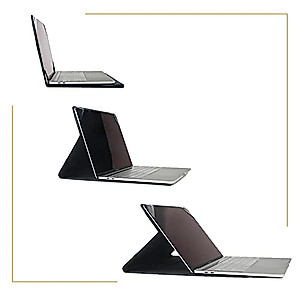 Honeycase Cover for 13.3” Samsung Galaxy Book3 360 & Galaxy Book2 Pro/Pro 360 & Book Pro 360/Pro 360 & Galaxy Book Flex/Flex Alpha/S/Ion 13 inch Laptop,PU Leather Slim Shell Case,S002-13-Black