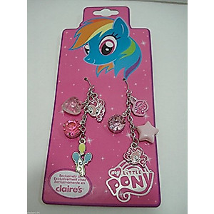 My Little Pony Charms Mismatched Drop Earrings - Pinkie Pie