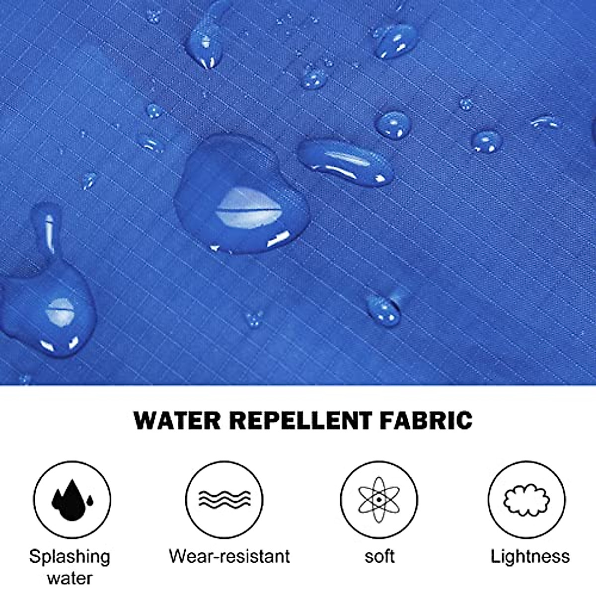 kingsea Foldable Backpack,Lightweight Packable High capacity Backpack for Travel Camping Hiking Outdoor Sports Daypack (Blue)