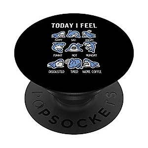 Funny Shark Shirt For Men Boys PopSockets Grip and Stand for Phones and Tablets