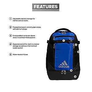 adidas Utility Backpack, Team Royal Blue, One Size