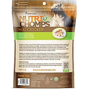NutriChomps Dog Chews, 4-inch Knots, Easy to Digest, Rawhide-Free Dog Treats, 7 Count, Real Chicken