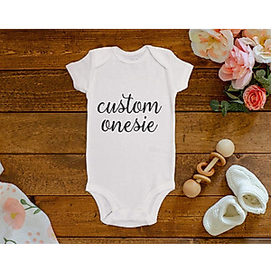 Kate & Meri Custom Onesie©/Bodysuit (0-3M)