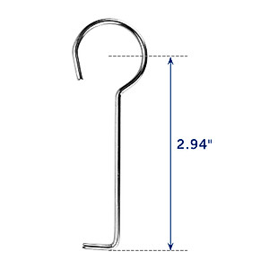 Bernkot Drain Key Stainless Steel Lifting Hook for Drain Grate Daily Clean, 2 Pack