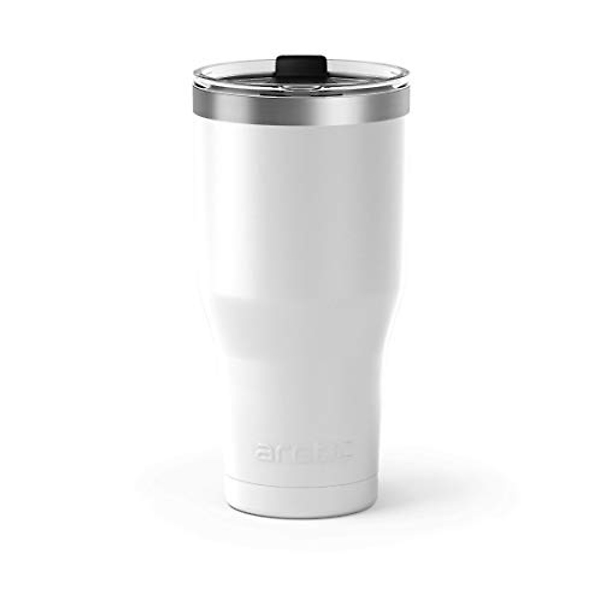 Arctic Tumblers | 30 oz Matte White Insulated Tumbler with Straw & Cleaner - Retains Temperature up to 24hrs - Non-Spill Splash Proof Lid, Double Wall Vacuum Technology, BPA Free & Built to Last