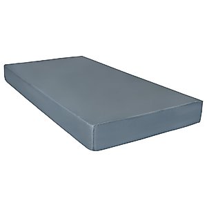 Nutan, 7-Inch Medium Firm Double Sided Tight top Foam Rolled Vinyl Mattress, Twin