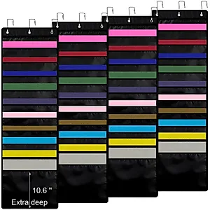 12 x 12 Inch Paper Storage Scrapbook Paper Storage Hanging Wall File Organizer with Door Hangers Storage Organizer for Office Cardstock, Craft(4 Pieces)