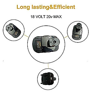 AuthFrank BPS18RL Battery Adapter for Black&Decker for Porter Cable for Stanley 20V Lithium Battery for Ryobi 18V P108 Battery