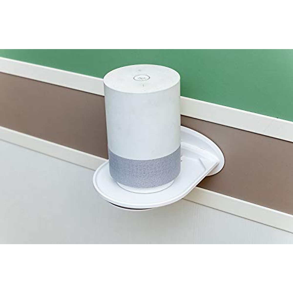 Universal Wall Mount Holder,Small Wall Shelf,Wall Mount Shelves for Echo Dot 5th / 4th Gen & 3rd Gen and Google Home & Nest WiFi,with Cord Management,Small Space Solutions for Anything Up to 10lbs