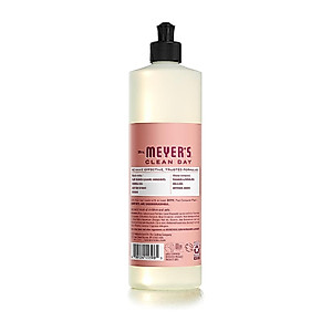 Mrs. Meyer's Liquid Dish Soap Rose Scented, 16 OZ. (Pack of 6)