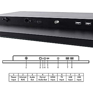 Soulaca 27 inches Smart Mirror Bathroom LED Magic TV Shower Hotel ATSC Tuner Built-in WiFi Bluetooth Android 11.0 New 2023