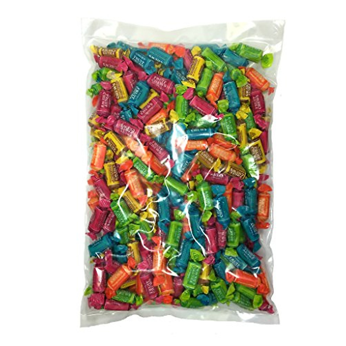 Tootsie Rolls Fruit Chews Assorted Flavors | Chewy Bulk candy individually wrapped | Mixed Fruity Flavored variety Cherry, Lemon, Lime, Orange and Vanilla | 3.5 Lbs