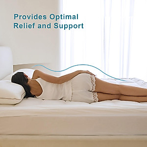 Royoliving Mattress Topper California King Size Mattress Pads Protector Extra Thick Cotton Cover Top Fluffy Soft Elastic 18" Deep Pocket Cooling Breathable (72x84 Inches)