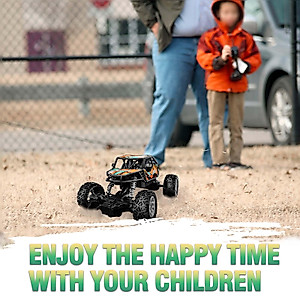 BLUECEDAR RC Racing Car, 2WD High Speed Off Road RC Car with 27 Mhz Remote Control,1:18 Scale RC Monster Vehicle Truck Crawler with One Rechargeable Battery,Gift for Kids and Adults