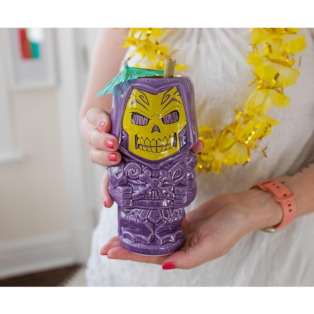 Geeki Tikis Masters of the Universe Skeletor Ceramic Mug | Holds 21 Ounces