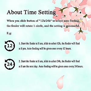 FYD Automatic Fish Feeder - Aquarium Electric Auto Fish Feeder for Small Fish Tank Food Fish Feeder Automatic Dispenser, Adjustable Fish Food Vacation Timer Feeder, Battery-Operated Feeders