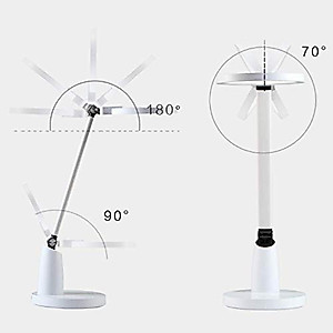 QGWZ LED Desk Lamp, Eye Protection LED, AA Grade Student Reading Room Touch Desk Book, Dimmable Office Lamp with Touch Sensor Control, Room Eye Protection Lighting, Size 40.5 cm X 24.5 cm X 19.0 cm