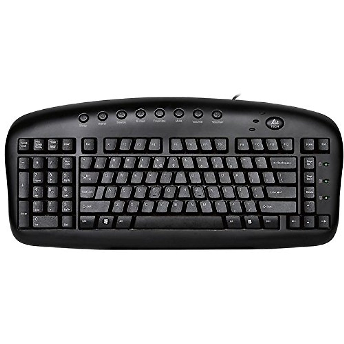 Ergonomic Left Handed Keyboard for Business/Accounting - 8 Multimedia Hotkeys - Eliminates RSI and Carpal Tunnel - Patented Natural_Reduce Back and Shoulder Strain to Improve Posture(REFURBISHED)