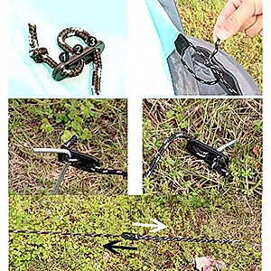 AyfeS Tent for Camping Camping Tent 4 with 2 Doors 2 Windows Automatic Pop Up Waterproof Instant Tent for Outdoor Hiking Large Space for Picnic Outdoors