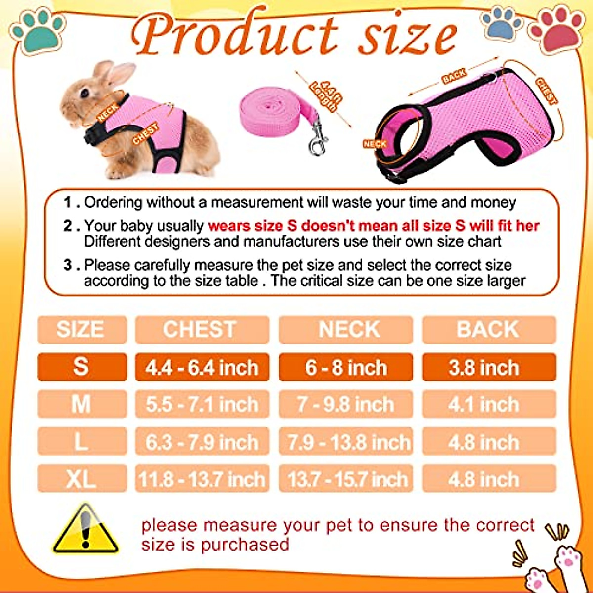 3 Pieces Guinea Pig Harness with Leash Small Pet Harness Fruit Plaid Pattern Adjustable Padded Walking Vest for Pet Hamster Ferret and Squirrel Small Animals (Pineapple, Red Plaid, Strawberry, Small)