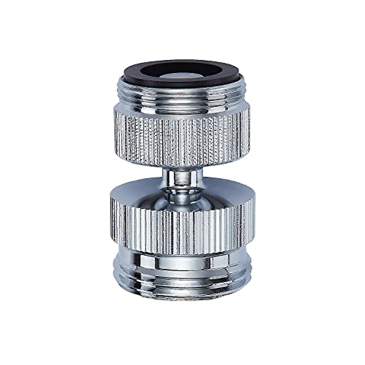 LitartPRO Lead-Free Swivel Faucet Adapter Kit, 15/16" or 55/64" x 3/4" Garden Hose Adapter for Male to Male & Female to Male - Chrome Finished