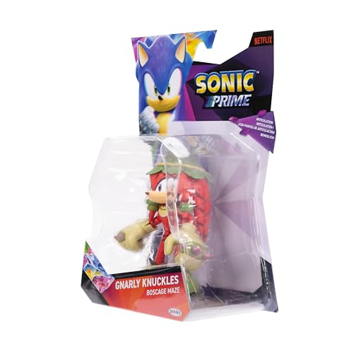 Sonic Prime 5" Articulated Action Figure - Knuckles The Dread