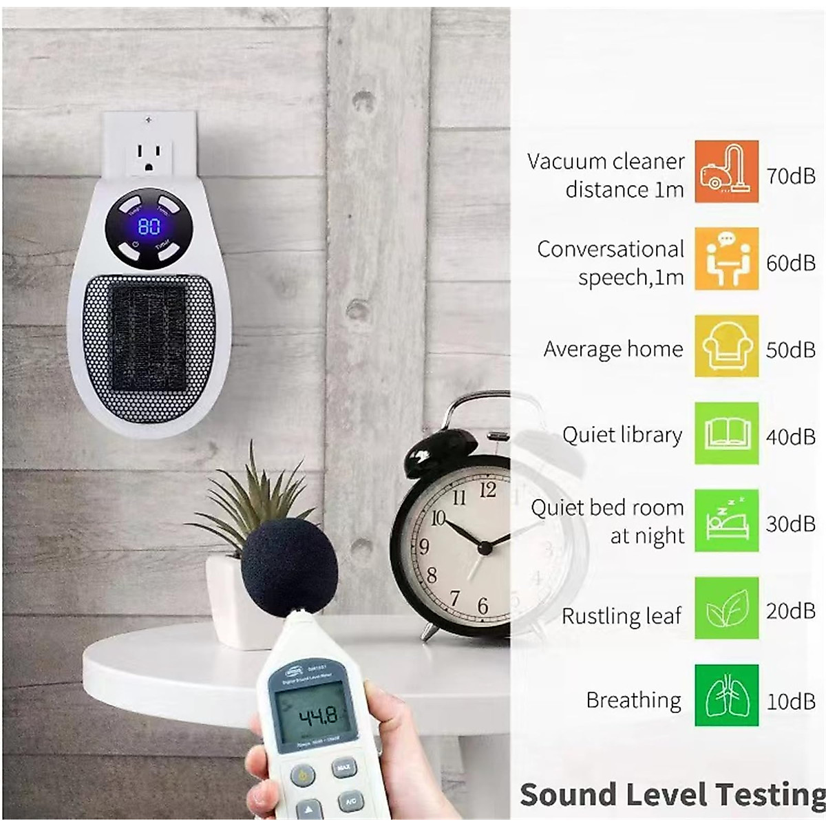 traceil Ozzi Heat, Ozzie Heat, Heatzo Heater, Ozzi Heat Plug in Wall Heater, Space Heaters for Indoor Use, Mini Top Heat Plug in Wall Heater for Home Office Bedroom Desk Indoor Use-2pc