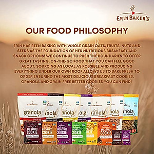 Erin Baker's Breakfast Cookies, Peanut Butter Chocolate, Whole Grain, Non-GMO, 3-ounce (Pack of 12)