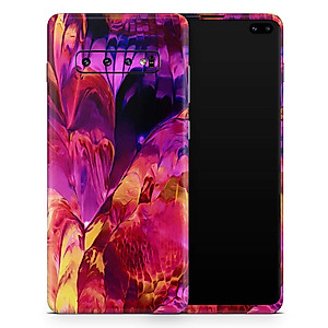 DesignSkinz Blurred Abstract Flow V28 Protective Vinyl Decal Wrap Skin Cover Compatible with The Samsung Galaxy S20 (Screen Trim & Back Glass Skin)