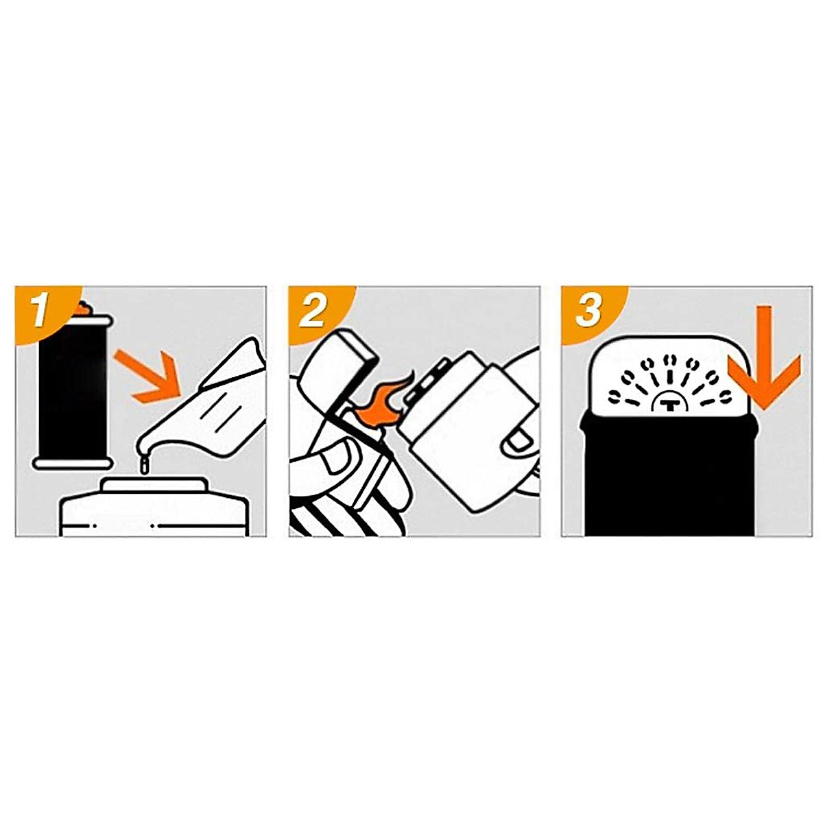 LEIPUPA 4pcs Portable Refillable Hand Warmers Body Heaters for Hunting Fishing